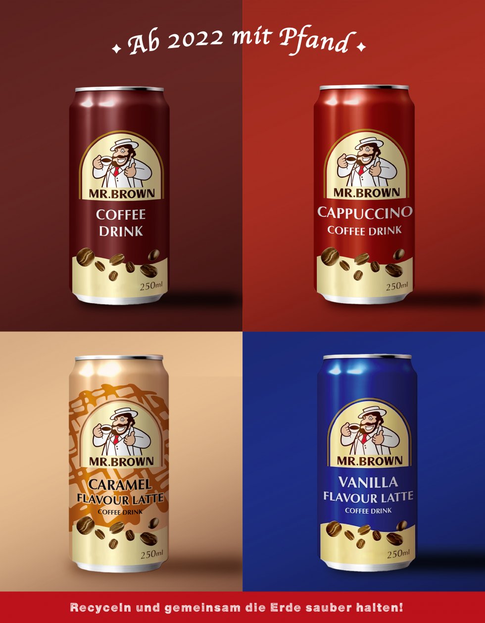 MR.BROWN - Coffee Drink - Caramel | Vanilla | Cappuccino | Classic